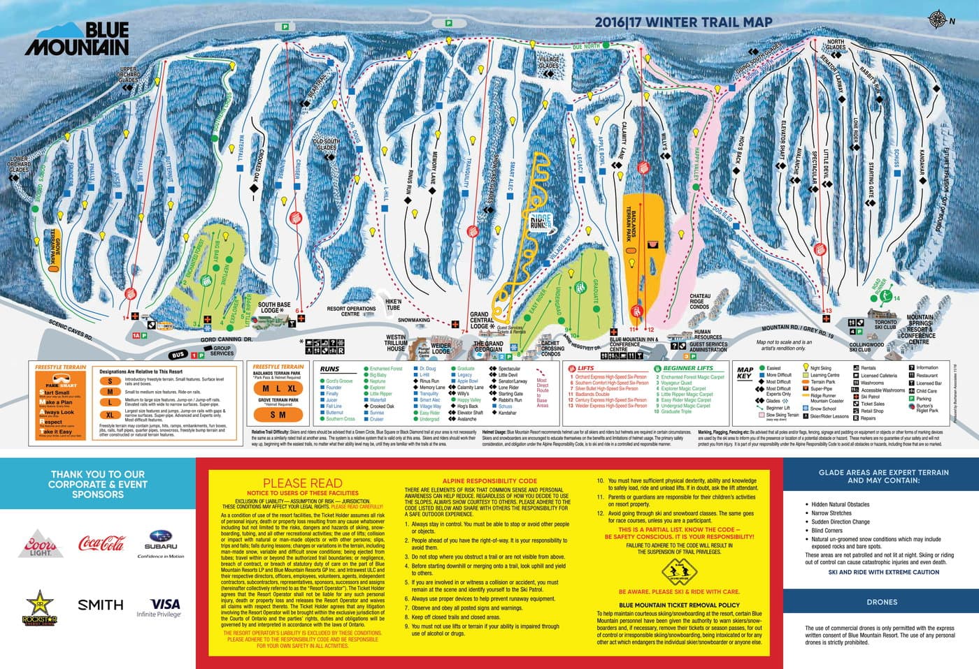 Blue mountain trail store